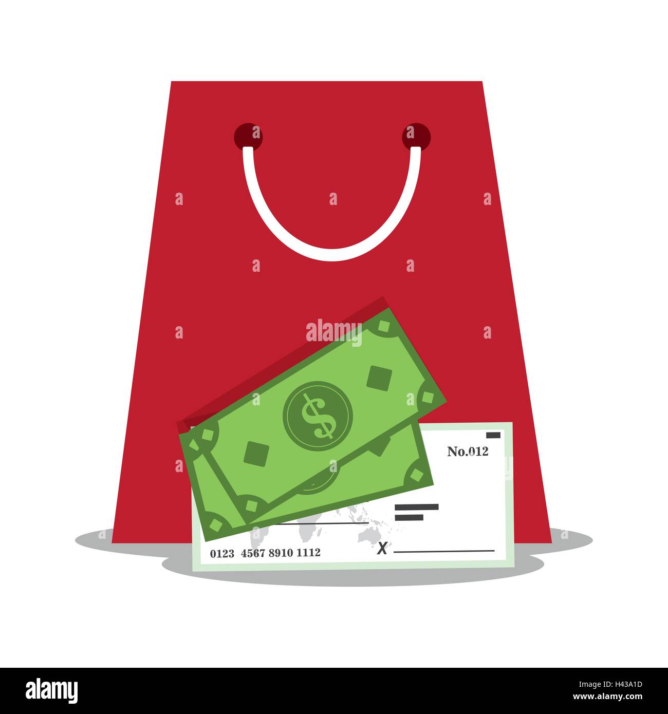 Bag payment and shopping design Stock Vector Image & Art - Alamy