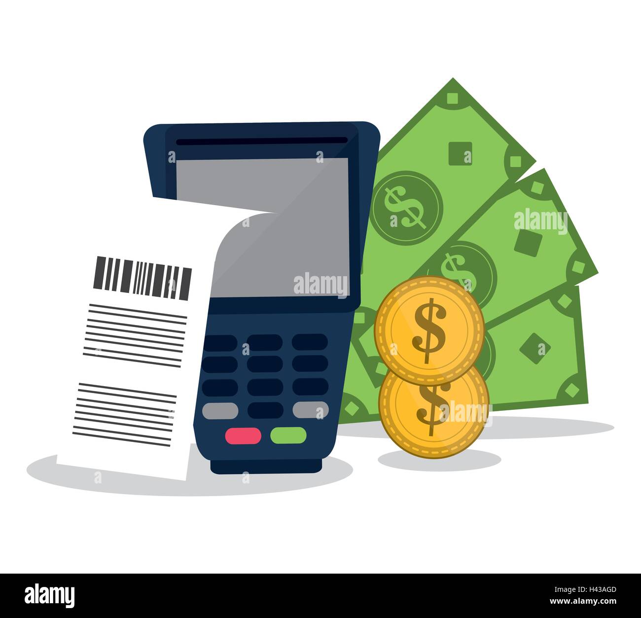 Dataphone payment and shopping design Stock Vector Image & Art - Alamy