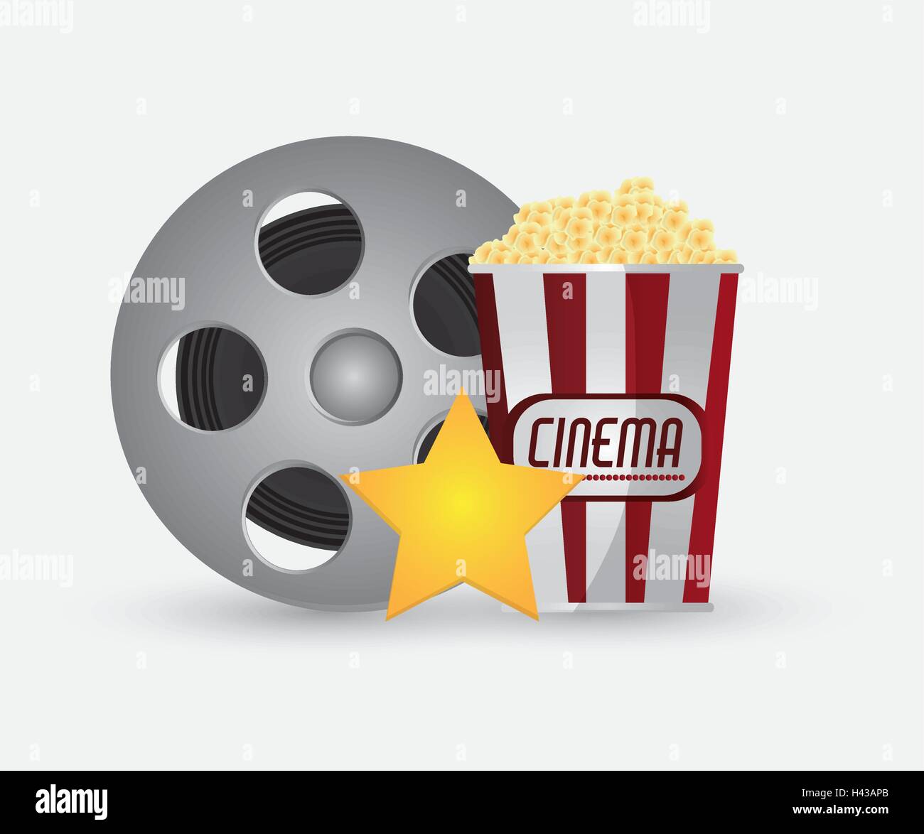Film reel cinema and movie design Stock Vector Image & Art - Alamy