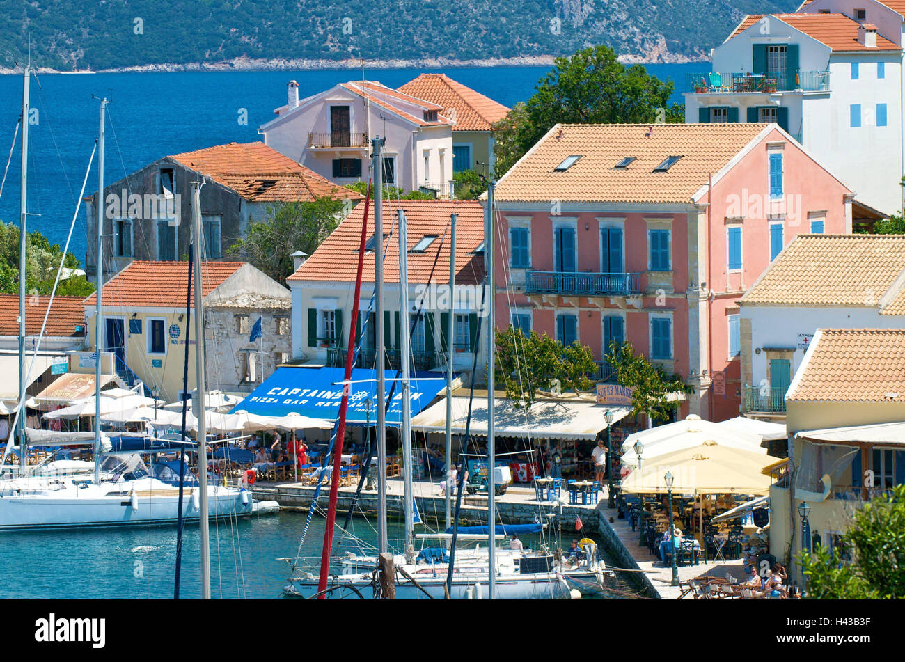 Fiskardo harbour kefalonia greece hi-res stock photography and images ...