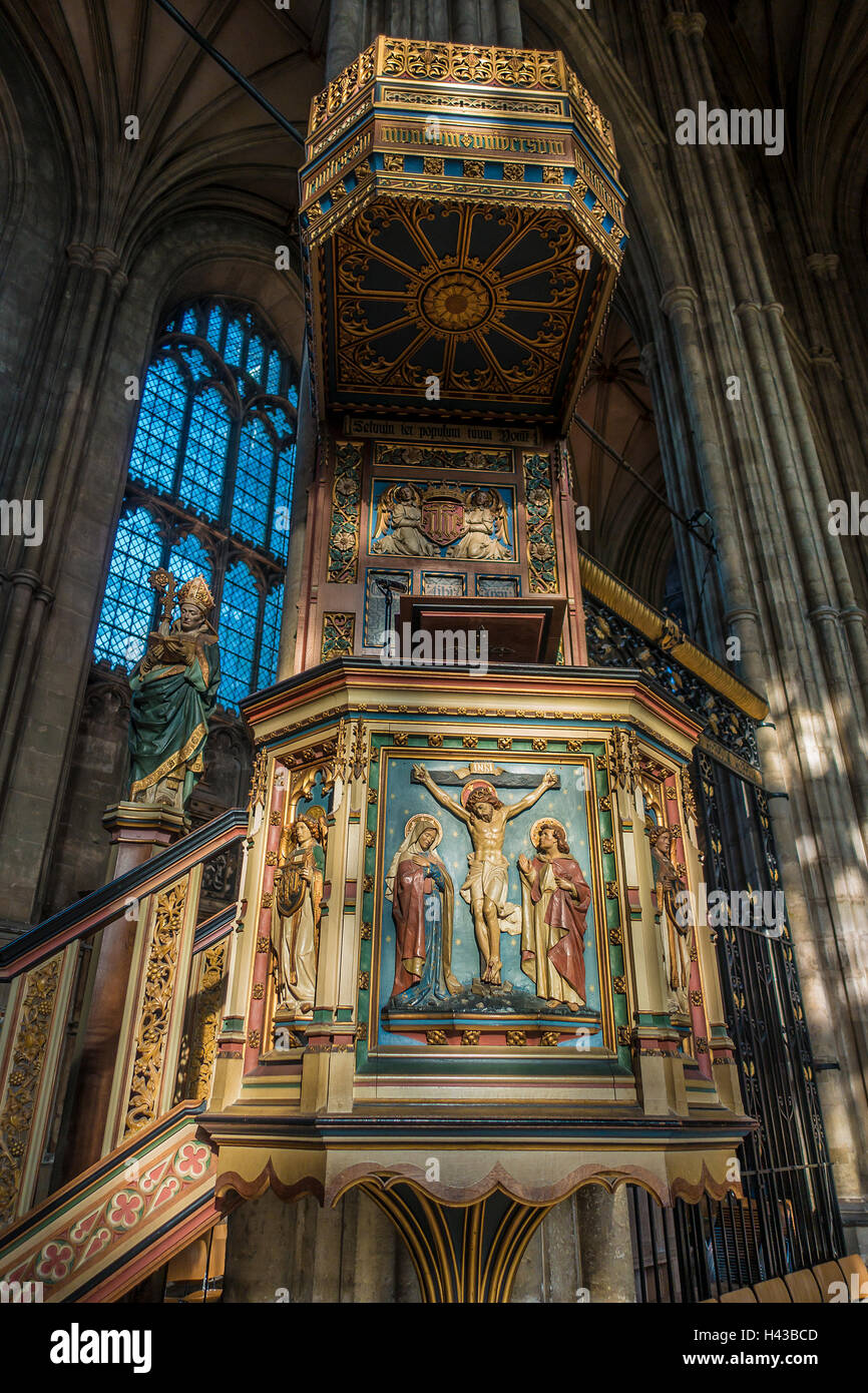 Ornate Pulpit Canterbury Cathedral Canterbury Kent Stock Photo - Alamy Ornate Pulpit Canterbury Cathedral Canterbury Kent Stock Photo - Alamy
