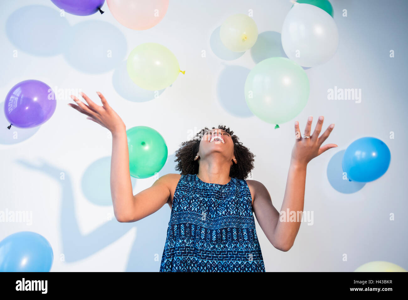 Watching african american woman hi-res stock photography and images - Alamy