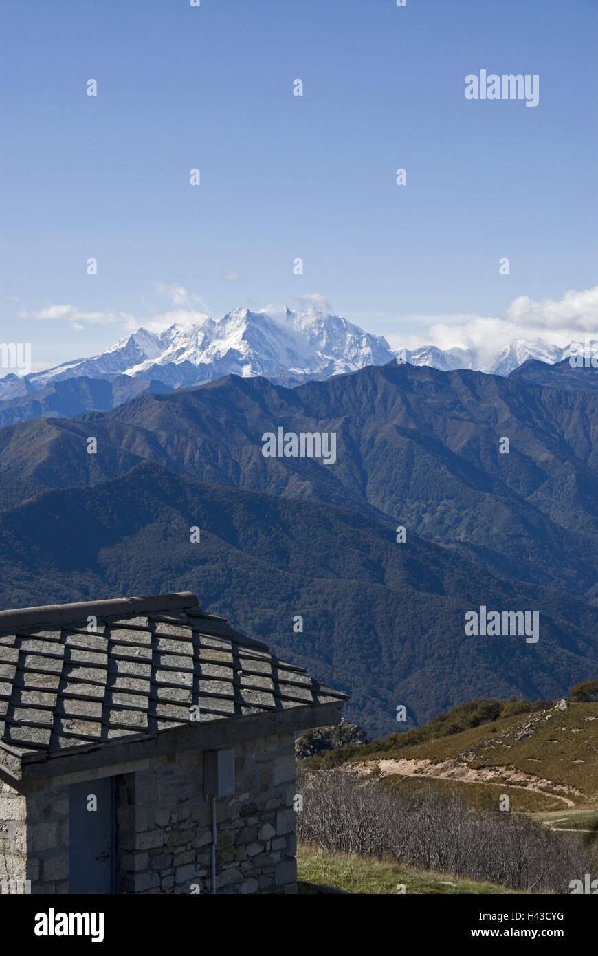 Italy, Piedmont, Monte Mottarone, summit, 1491 m, environment, Walliser ...