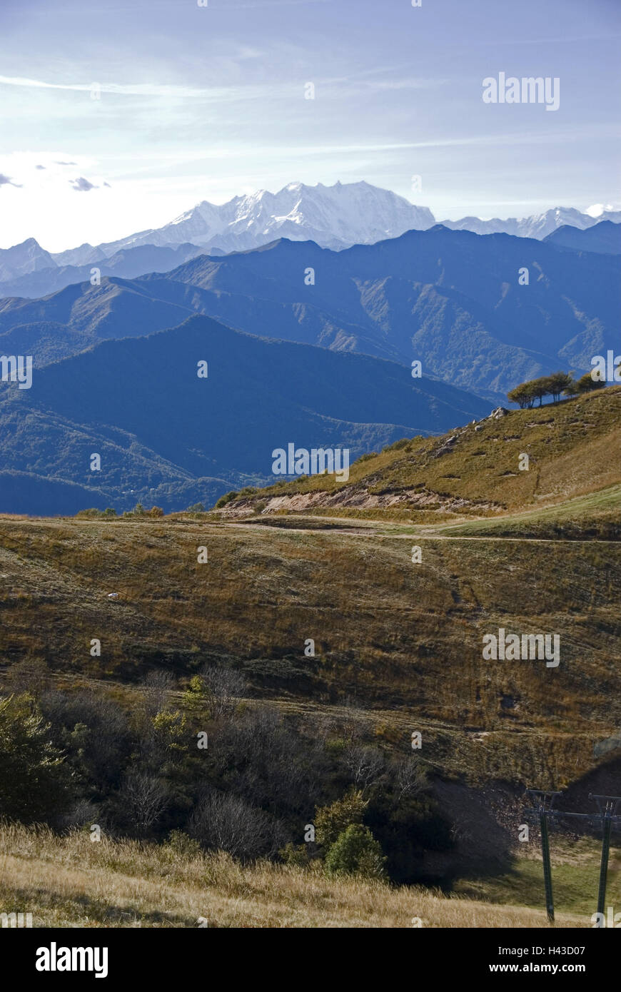Italy, Piedmont, Monte Mottarone, summit, 1491 m, environment, Alpine ...