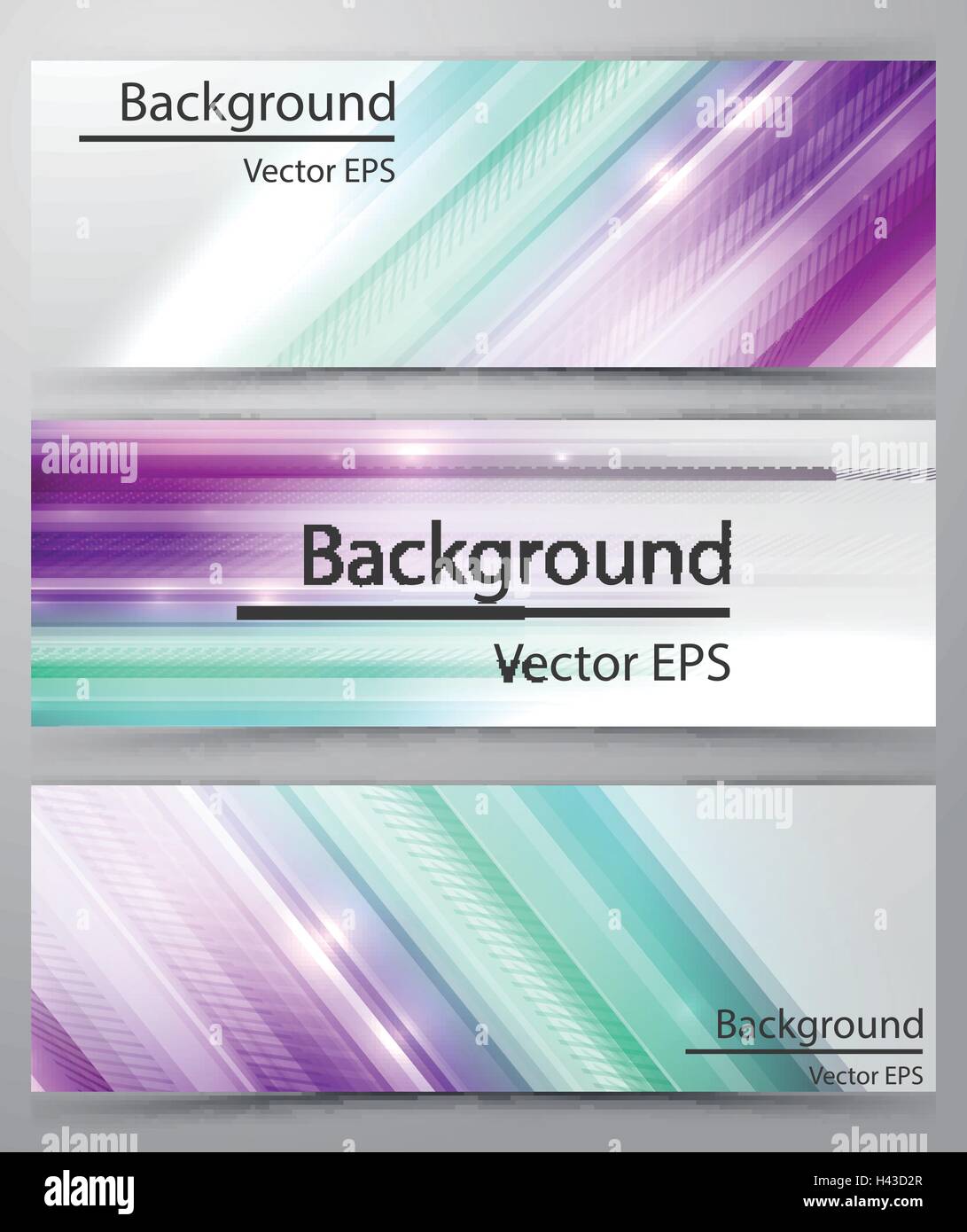 Color bright glossy lines banner Stock Vector Images - Alamy