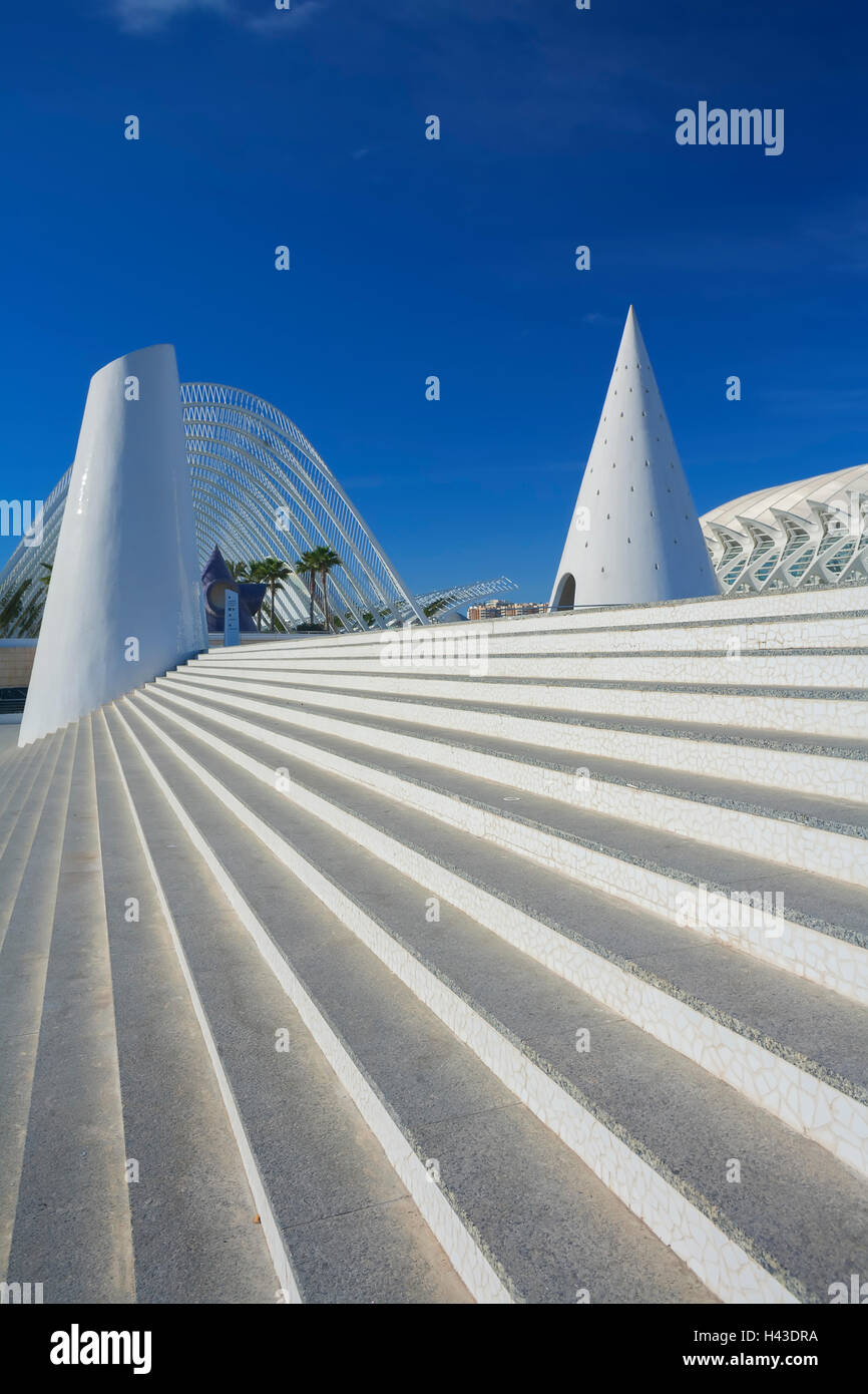 The Umbracle promenade, City of Arts and Sciences, Valencia, Comunidad ...