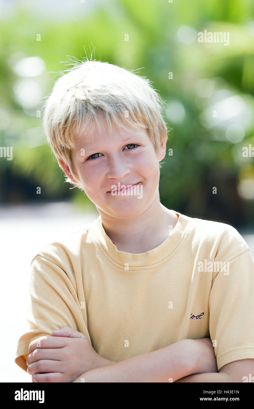 Boy, portrait, smile Stock Photo - Alamy