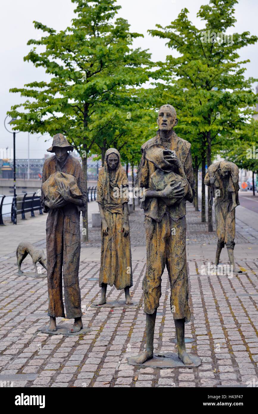 Famine Memorial commemorating Ireland's Great Famine, designed by Rowan ...