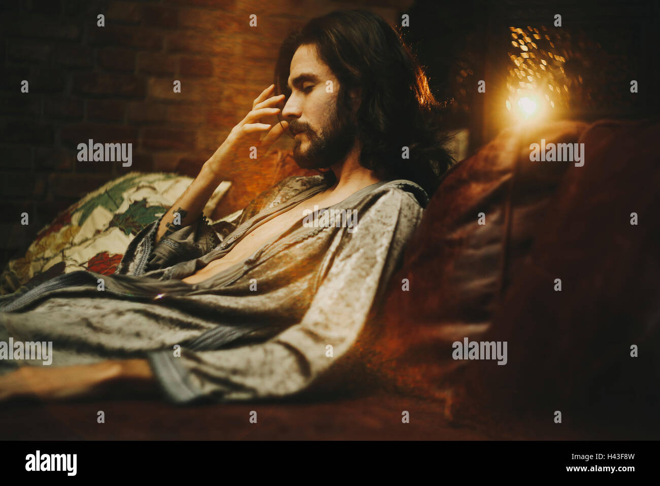 Dark brown hair brown eyes man hi-res stock photography and images - Alamy