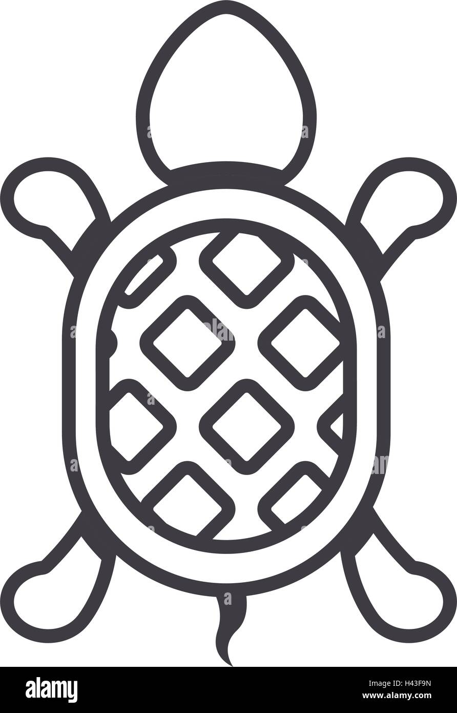 Sea Turtle Reptile Black Silhouette Stock Photos & Sea Turtle Reptile ...