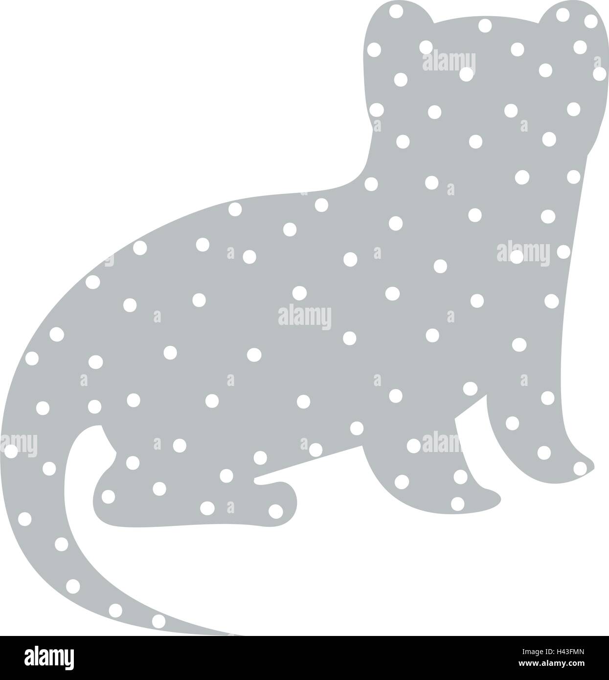 Pattern with nutria wild animal color Stock Vector Image & Art - Alamy