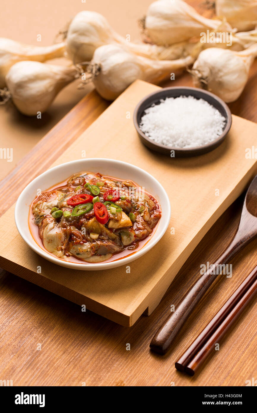 Korean Cuisine: Salted Fermented Fish/Seafood Stock Photo - Alamy