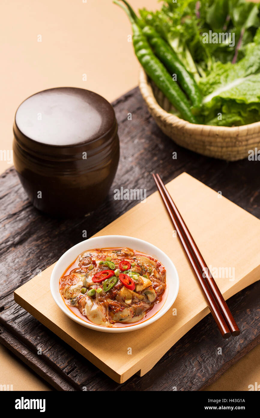 Korean Cuisine: Salted Fermented Fish/Seafood Stock Photo - Alamy