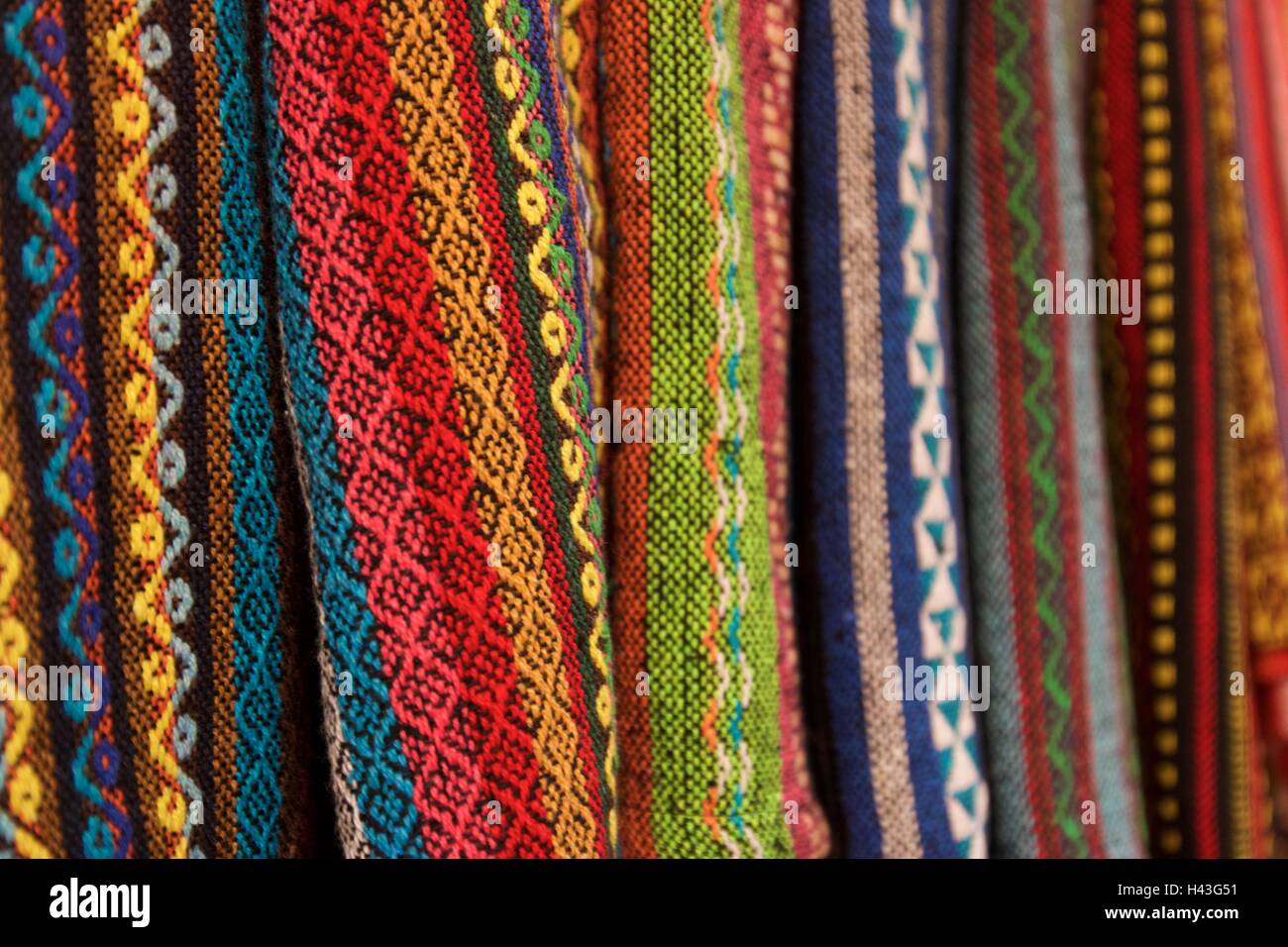 Thai Traditional Fabric Stock Photo - Alamy