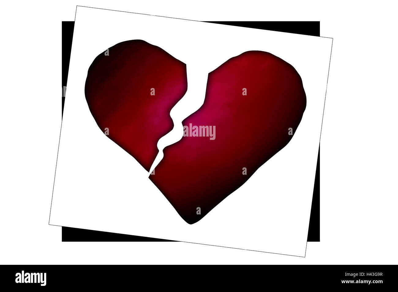Heart and frames hi-res stock photography and images - Alamy