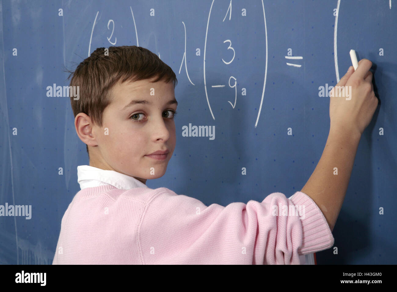 School, notice board, schoolboy, portrait Stock Photo - Alamy