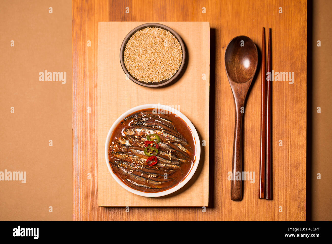 Korean Cuisine: Salted Fermented Fish/Seafood Stock Photo - Alamy