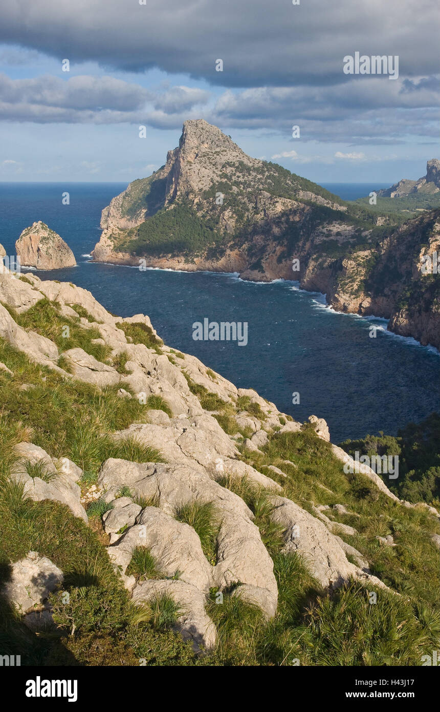 Spain, Majorca, peninsula form goal, coastal scenery, the Balearic ...