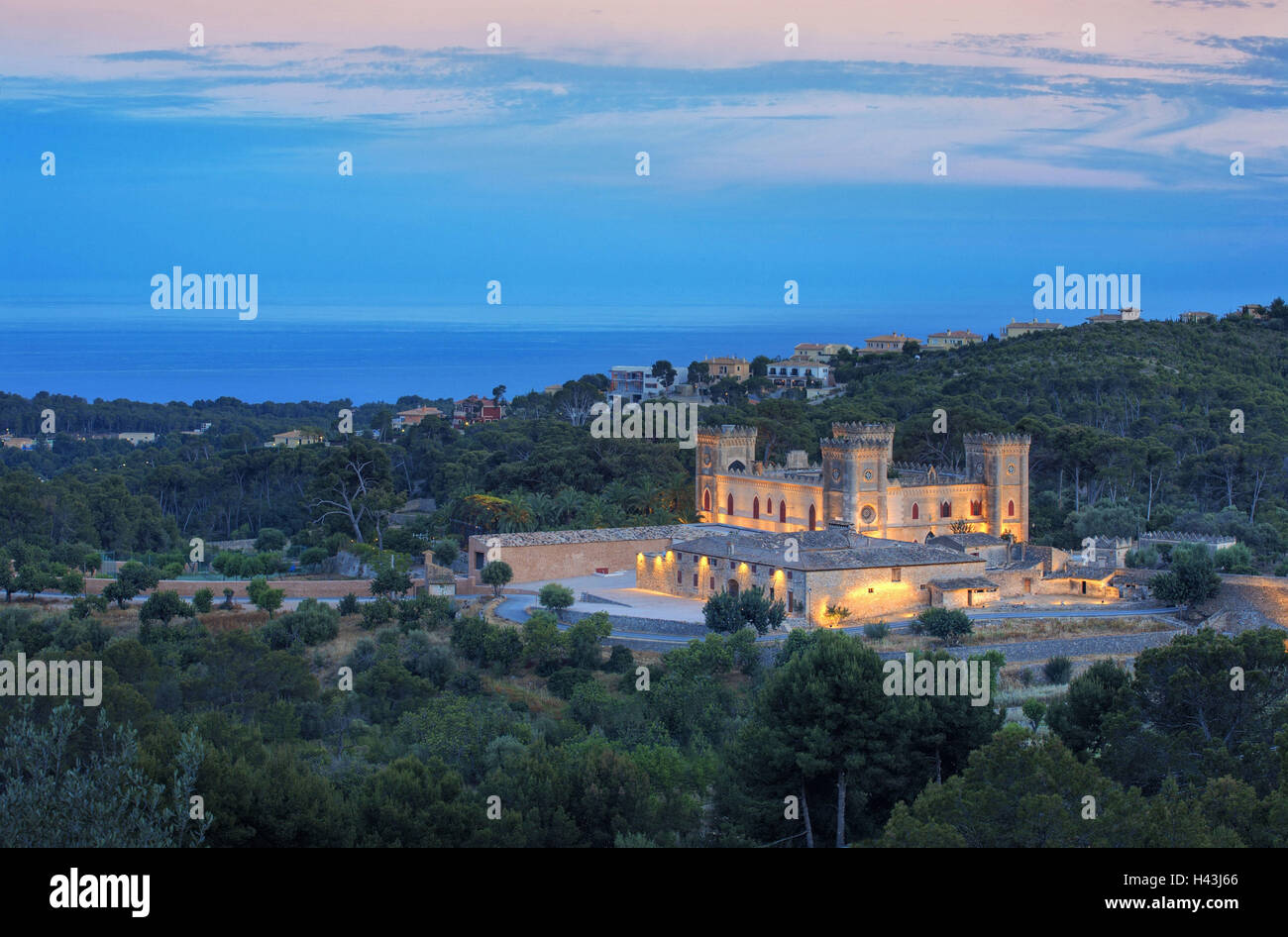 Spain, the Balearic Islands, island Majorca, Bendinat, Castillo ...