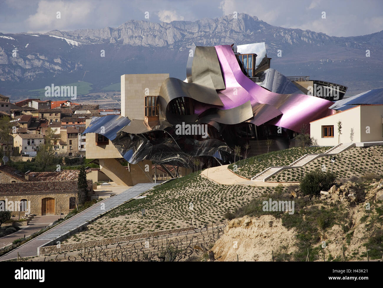Spain, La Rioja, hotel Marques de Riscal, vineyard Stock Photo - Alamy