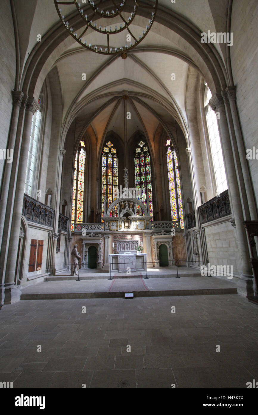 Germany, Saxony-Anhalt, castle Naum, Naumburger cathedral, high altar ...