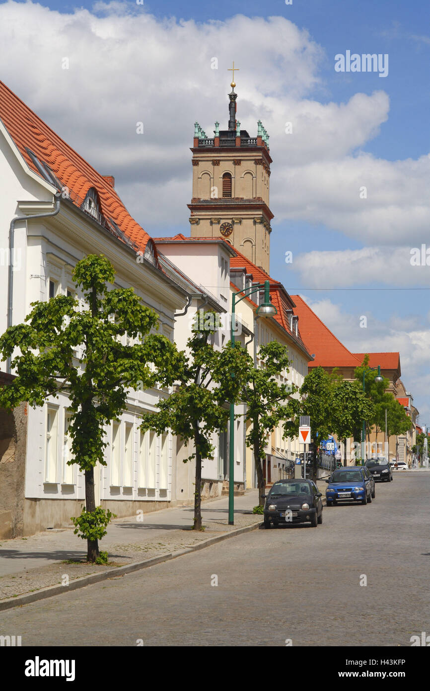 Castle church neustrelitz mecklenburg western pomerania hi-res stock ...