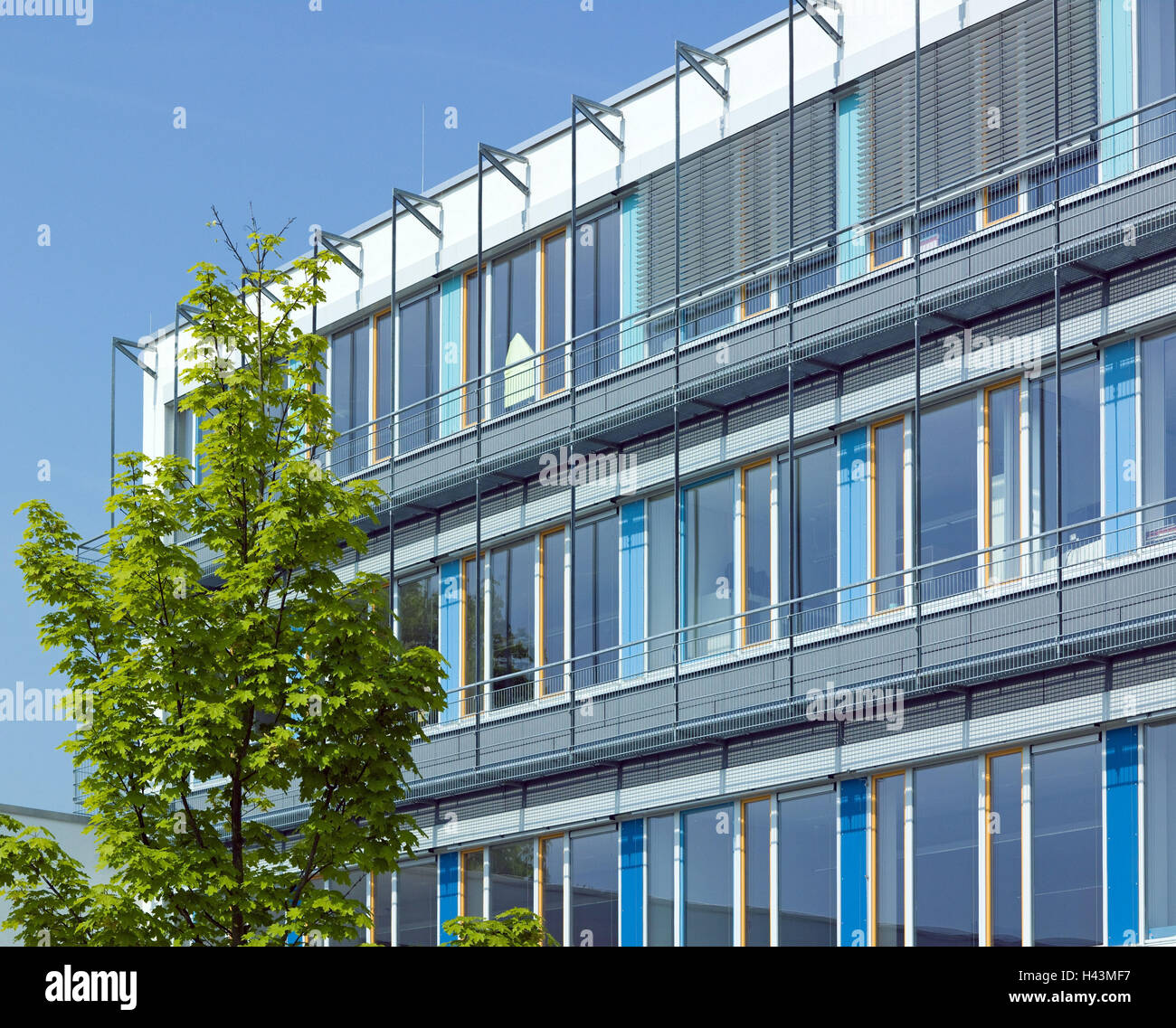 Modern school facade germany hi-res stock photography and images - Alamy