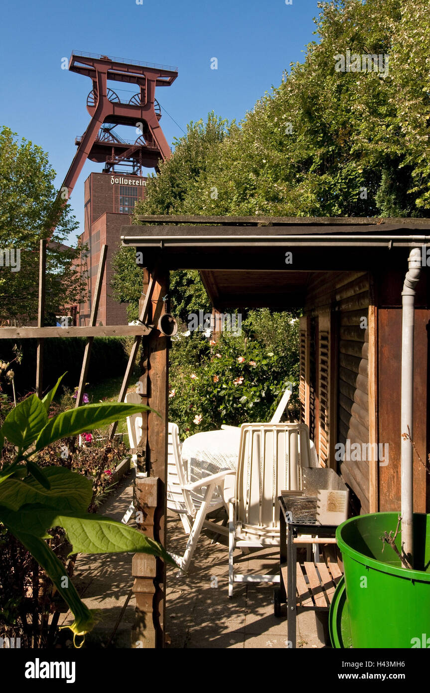 Garden, hoist frame, bay attachment 12, world cultural heritage inch ...