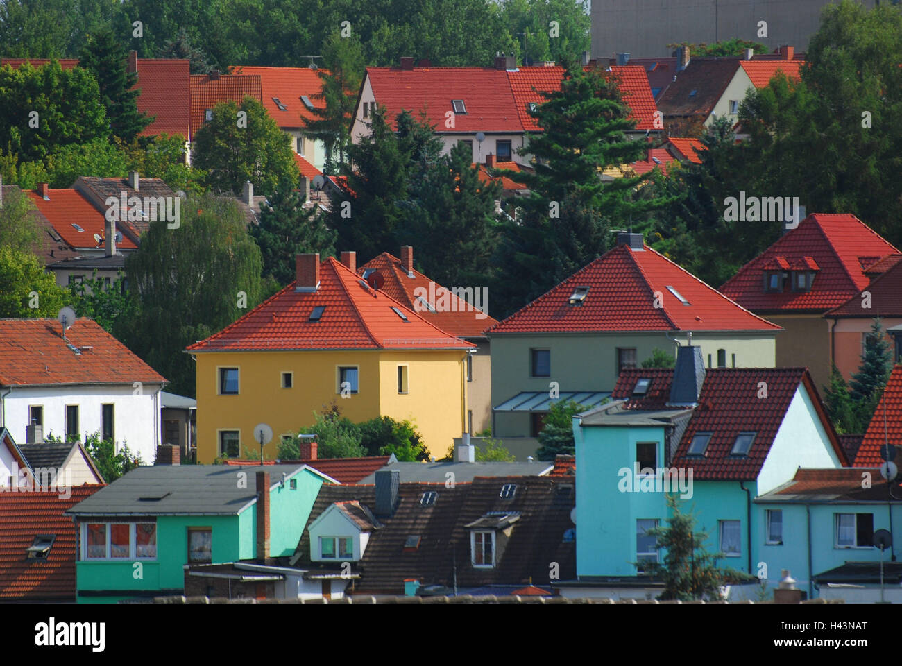 Germany, Saxony-Anhalt, Lutherstadt Eisleben, town view Stock Photo - Alamy
