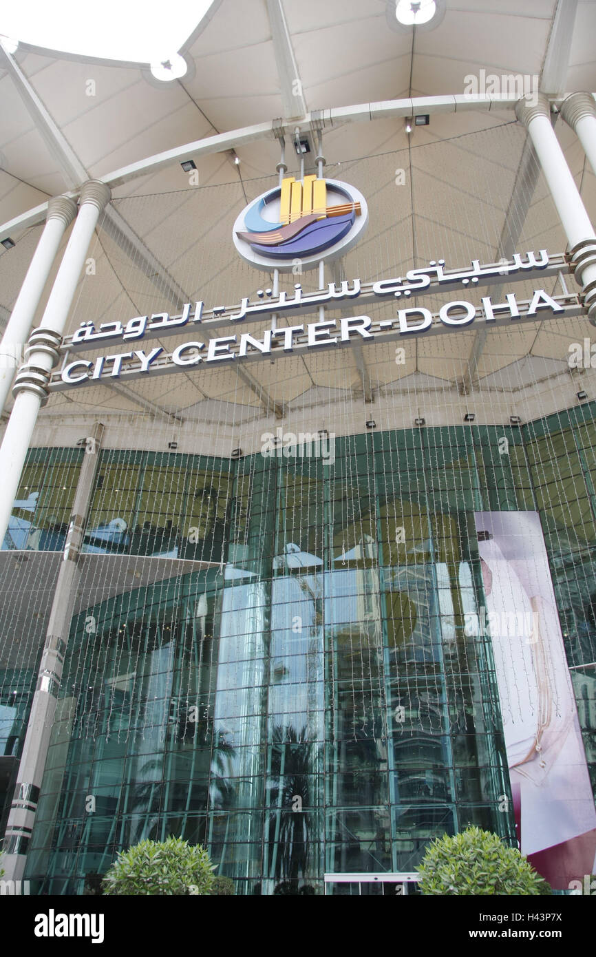 Qatar, Doha, high rise, city centre, input, detail, Qatar, architecture ...