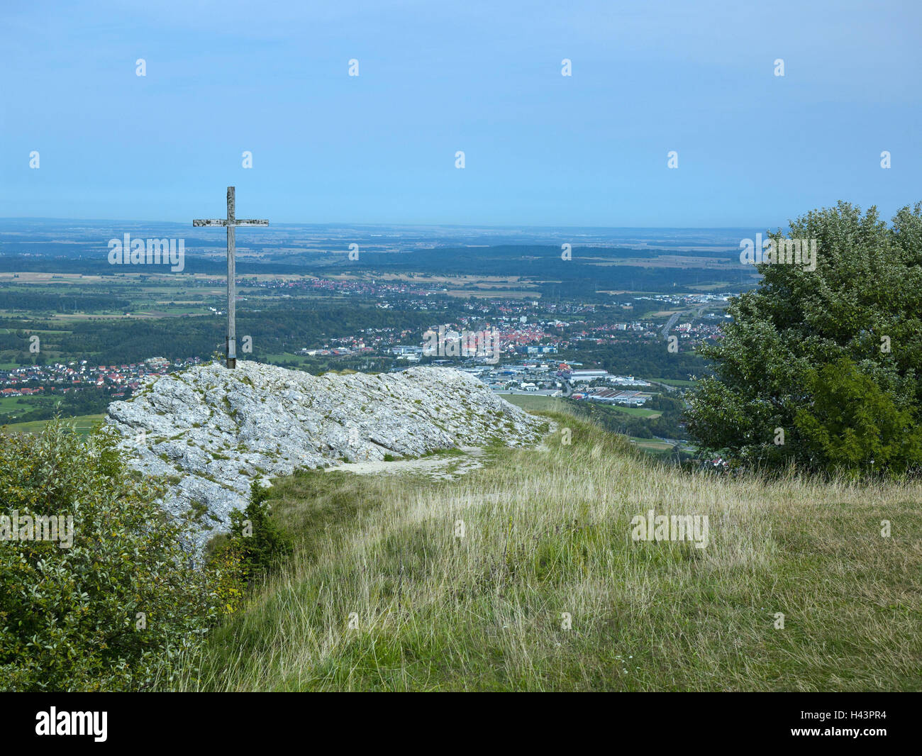 Germany, Baden-Wurttemberg, living in the Tann, perforation stone ...