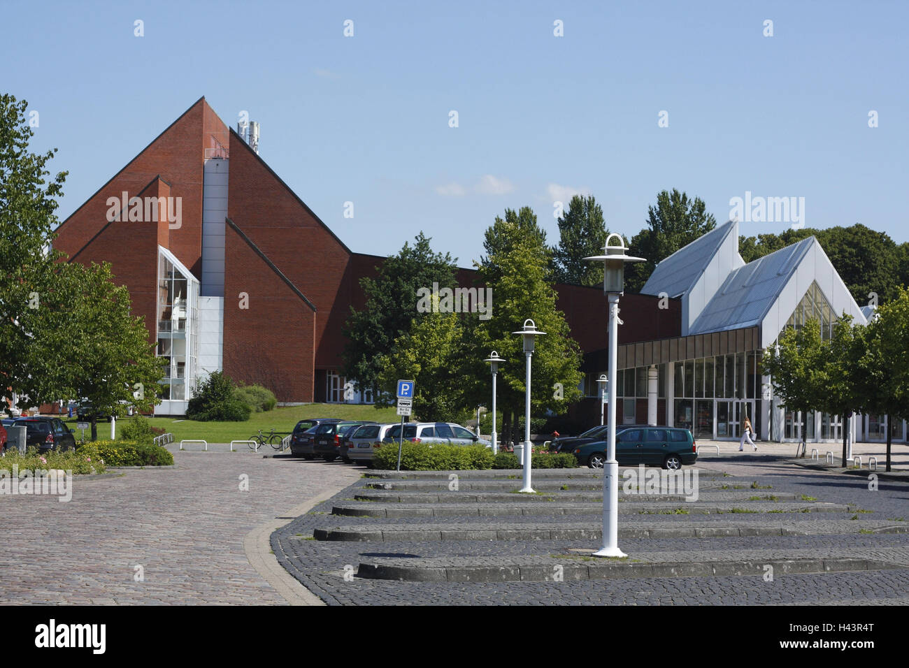 Germany, Lower Saxony, Stade, culture and conference centre Stadeum ...