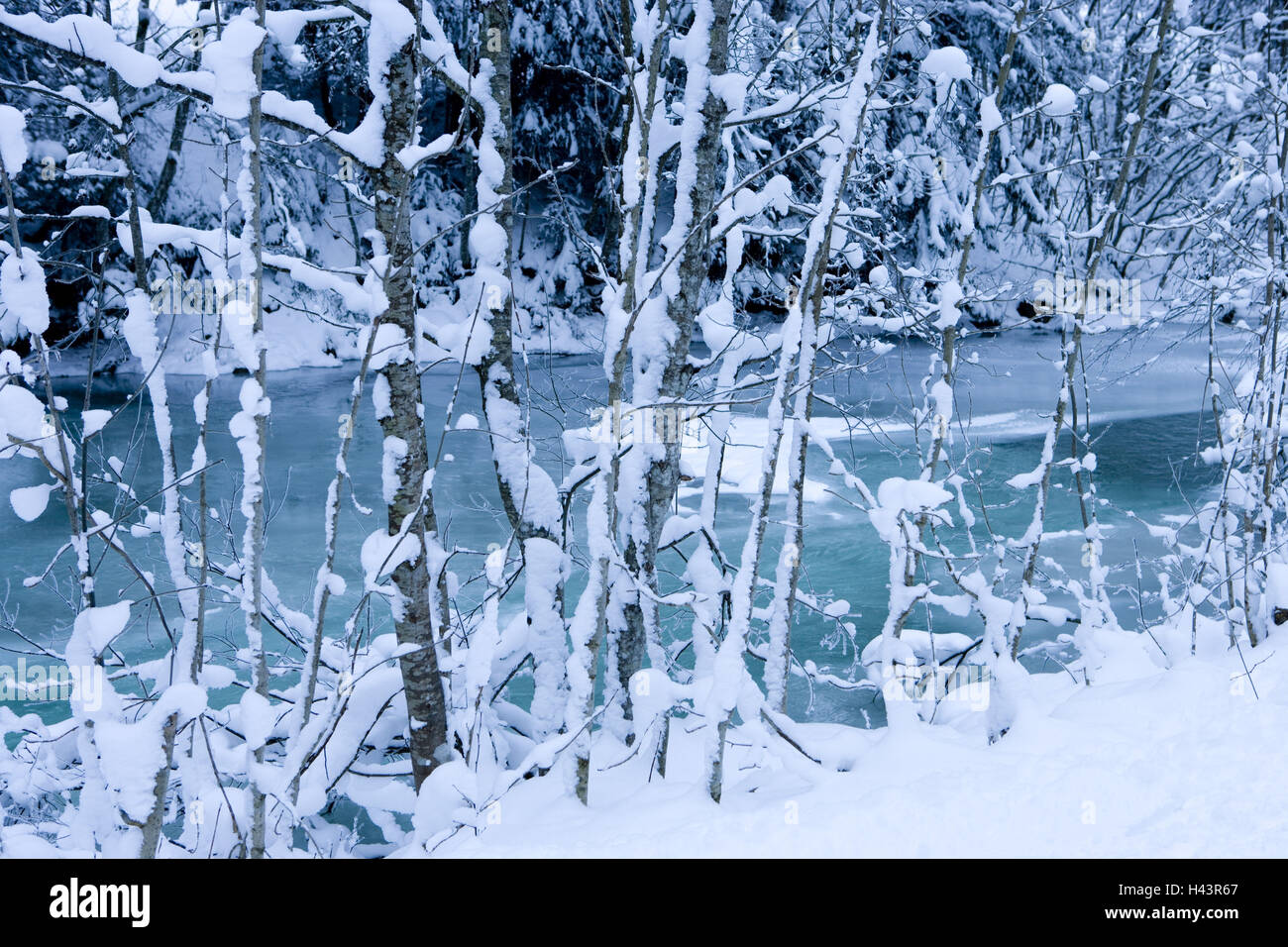 Iced over river hi-res stock photography and images - Alamy