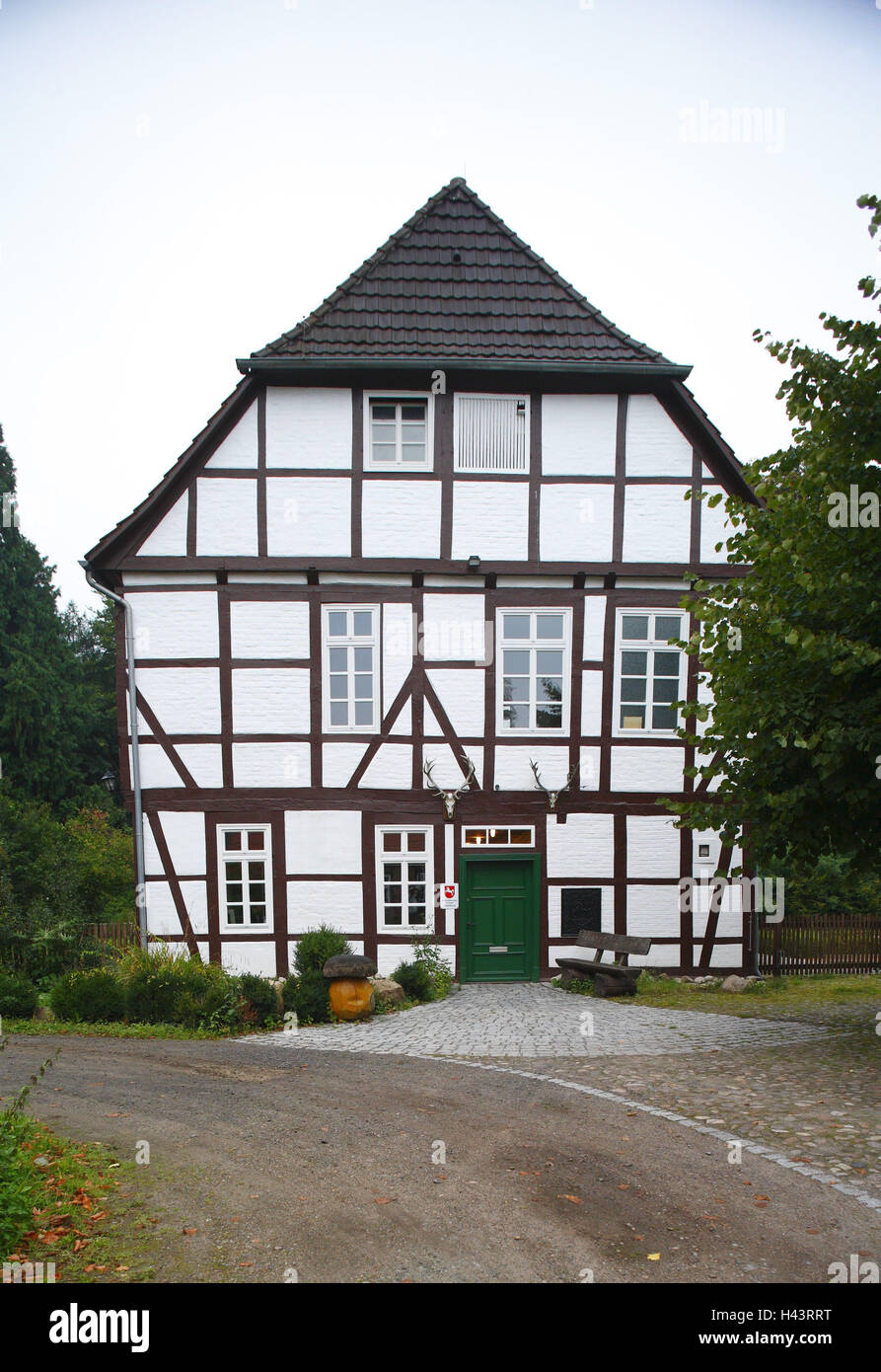 Red castle (Wümme), forester's house Stock Photo - Alamy