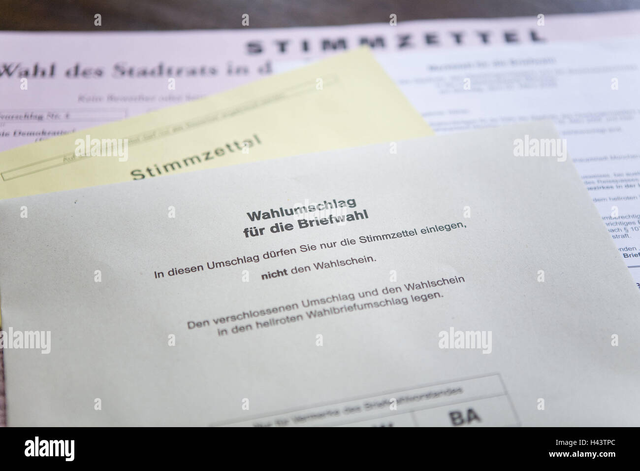 Electoral envelope hi-res stock photography and images - Alamy