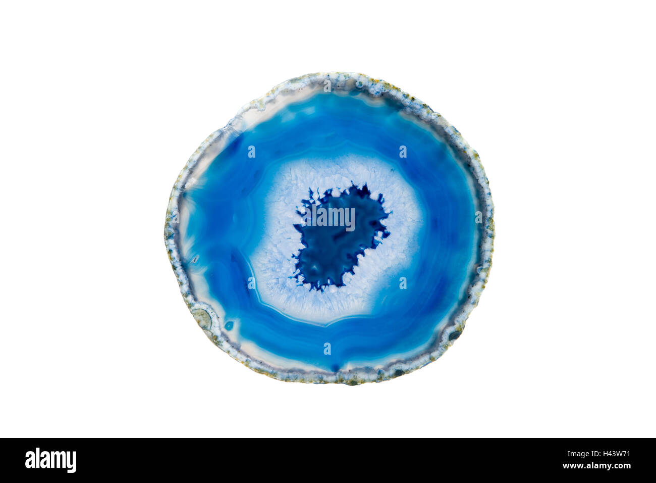 Agate cross section agate stone Cut Out Stock Images & Pictures - Alamy