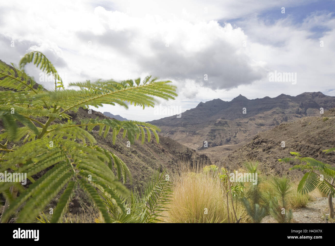 Spain, grain Canaria, mountains, clouds, the Canaries, island, rock ...