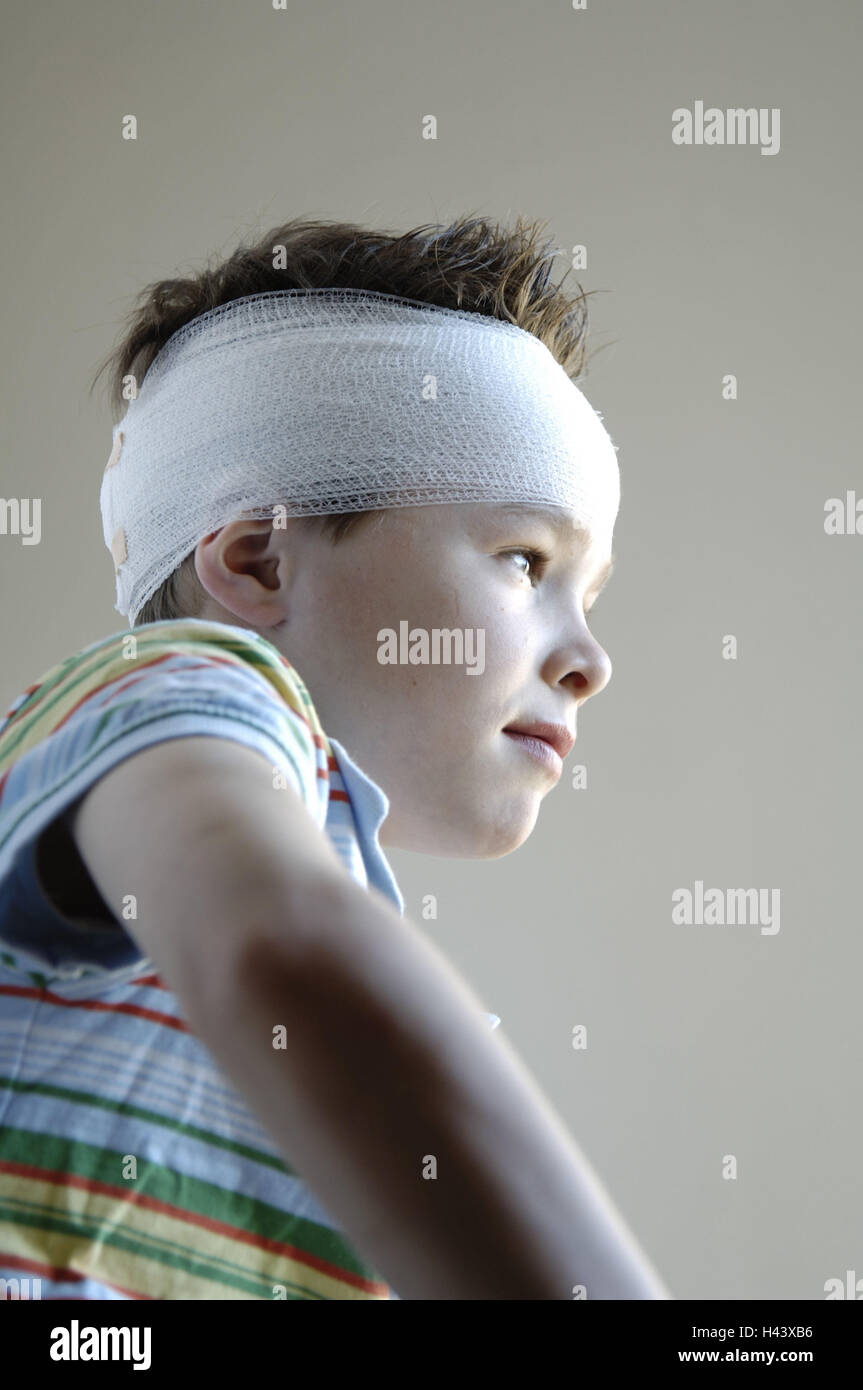 Boy, head, association, portrait, person, child portrait, child, injury ...