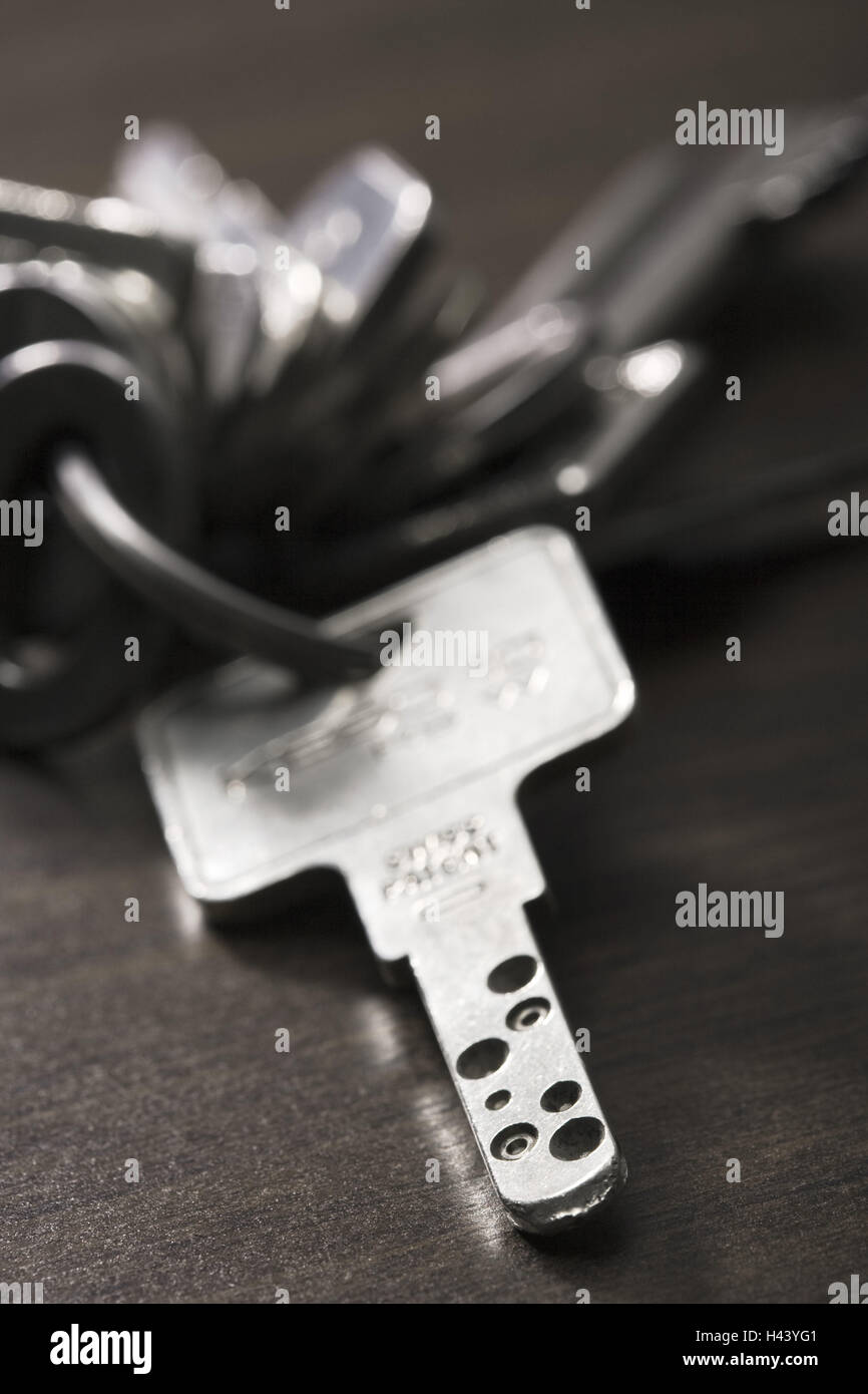 Key bundle, detail, blur Stock Photo - Alamy