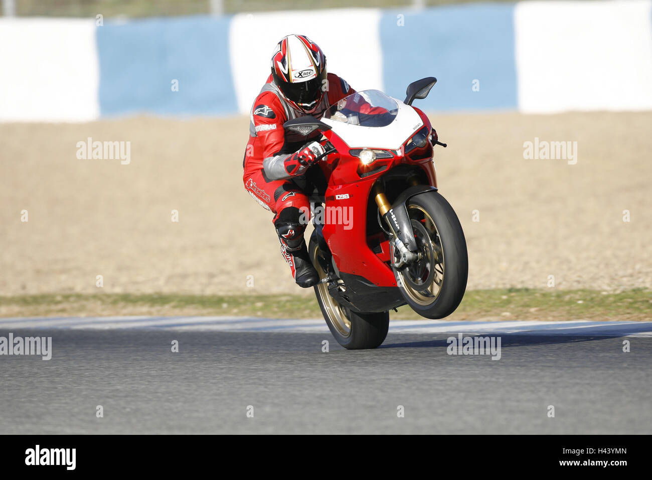 Valentino Rossi Wheelie Ducati