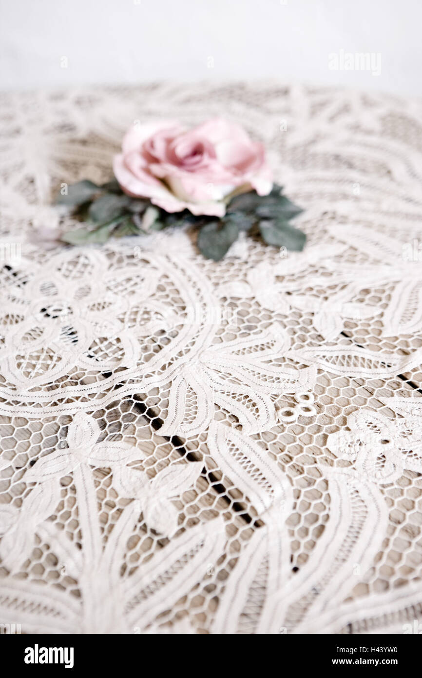 Rose point lace hi-res stock photography and images - Alamy