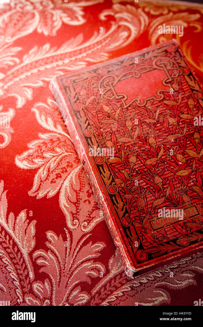 Red brocade chair hi-res stock photography and images - Alamy