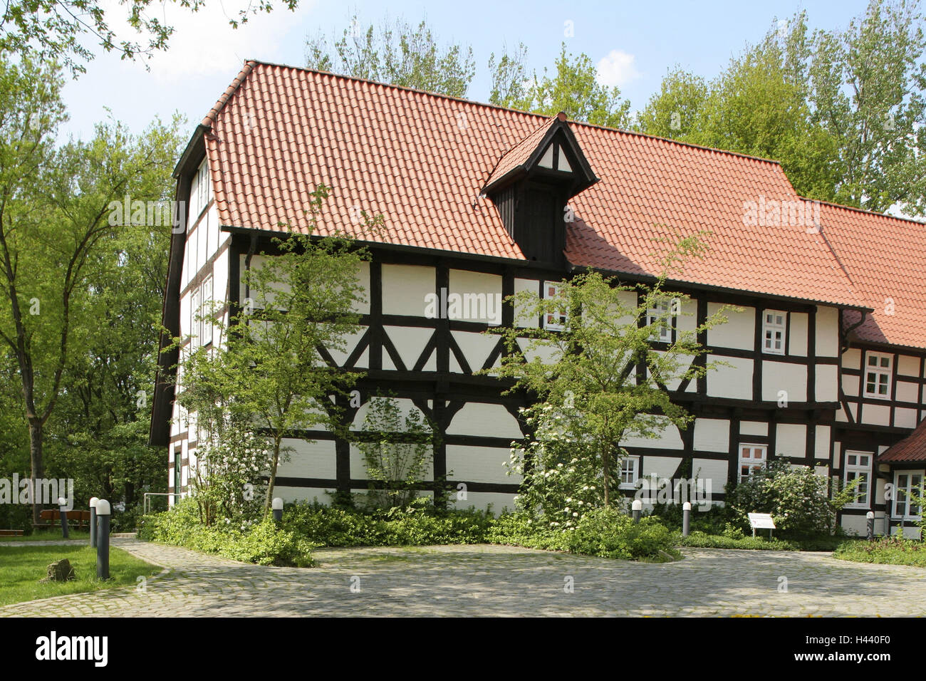 Germany, Lower Saxony, Diepholz, half-timbered house Stock Photo - Alamy