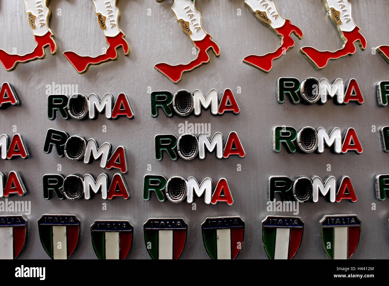 Italy, Rome, souvenirs, magnets Stock Photo - Alamy