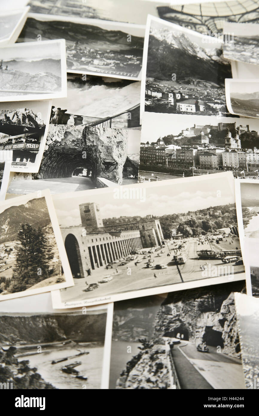 Old black and white postcards hi-res stock photography and images - Alamy