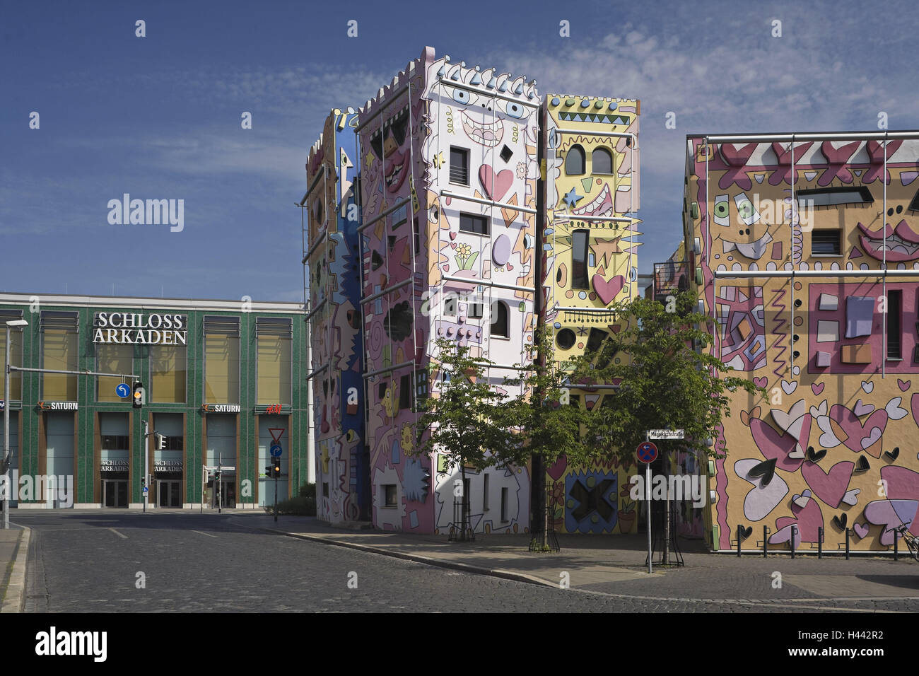 Germany, Lower Saxony, Brunswick, Magniviertel, Rizzi house, town, part ...