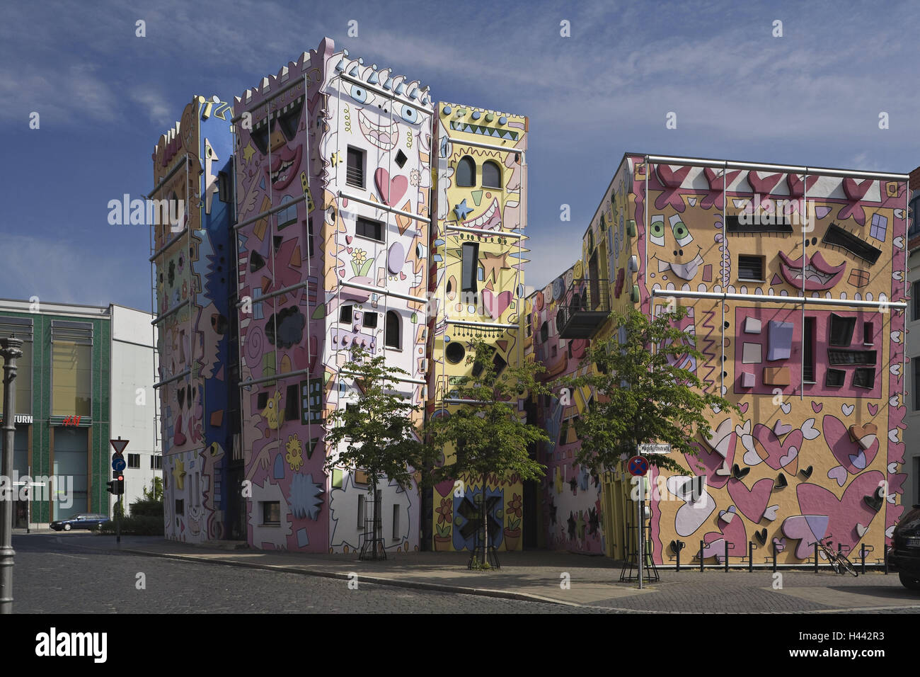 Germany, Lower Saxony, Brunswick, Magniviertel, Rizzi house, town, part ...