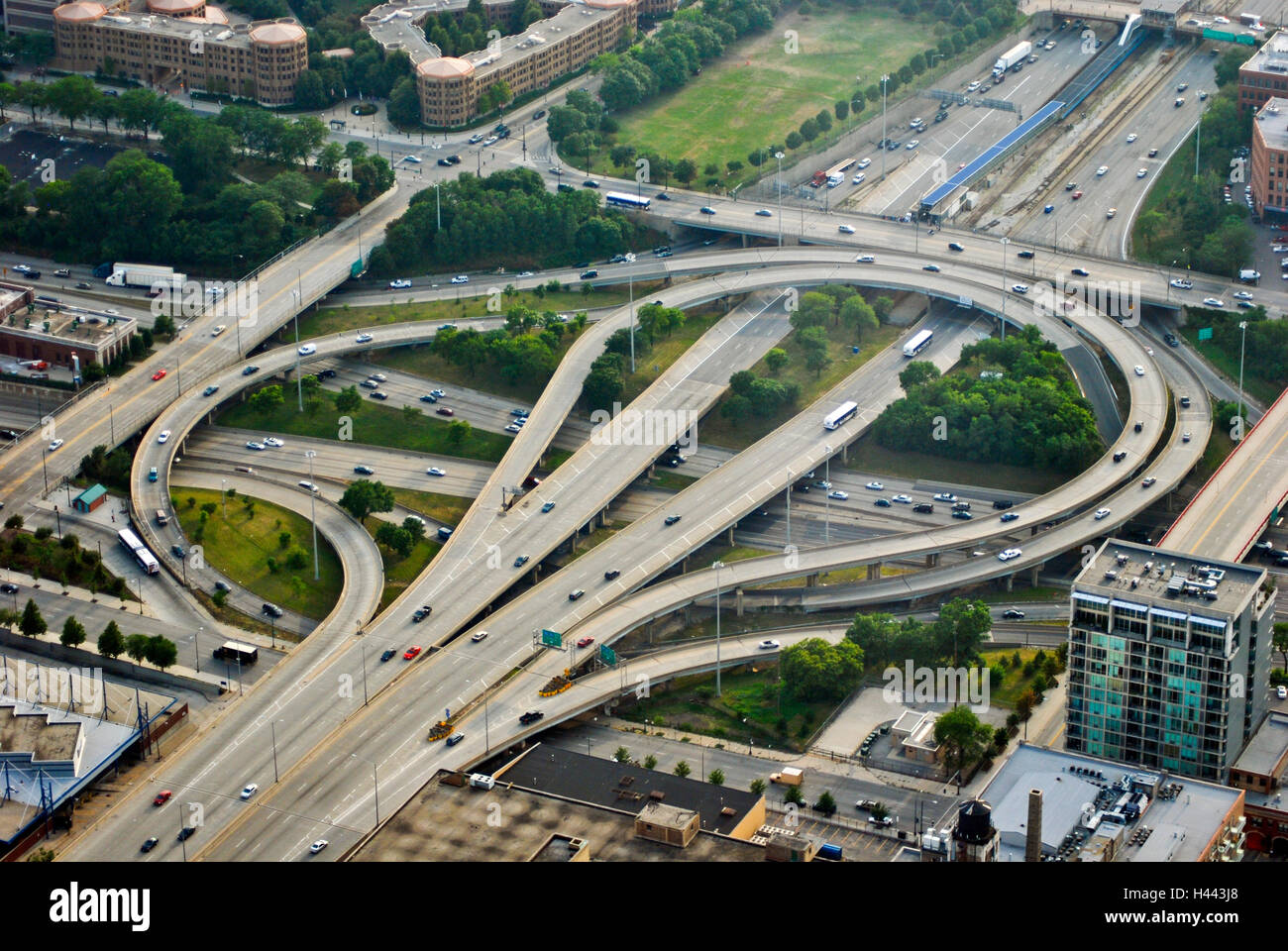 Highway chicago hi-res stock photography and images - Alamy