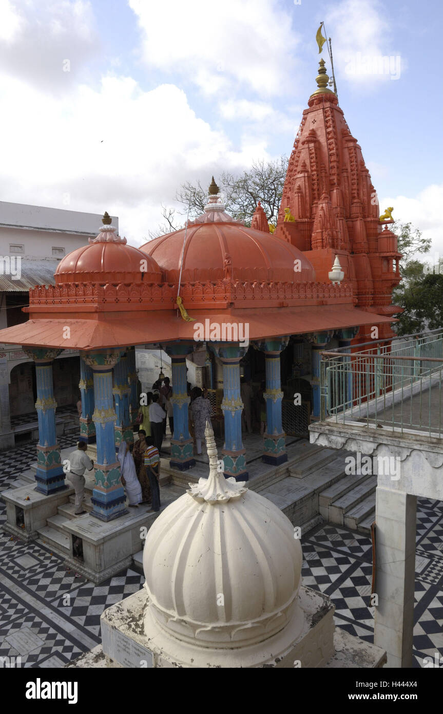 India, Rajasthan, Pushkar, temple Stock Photo - Alamy