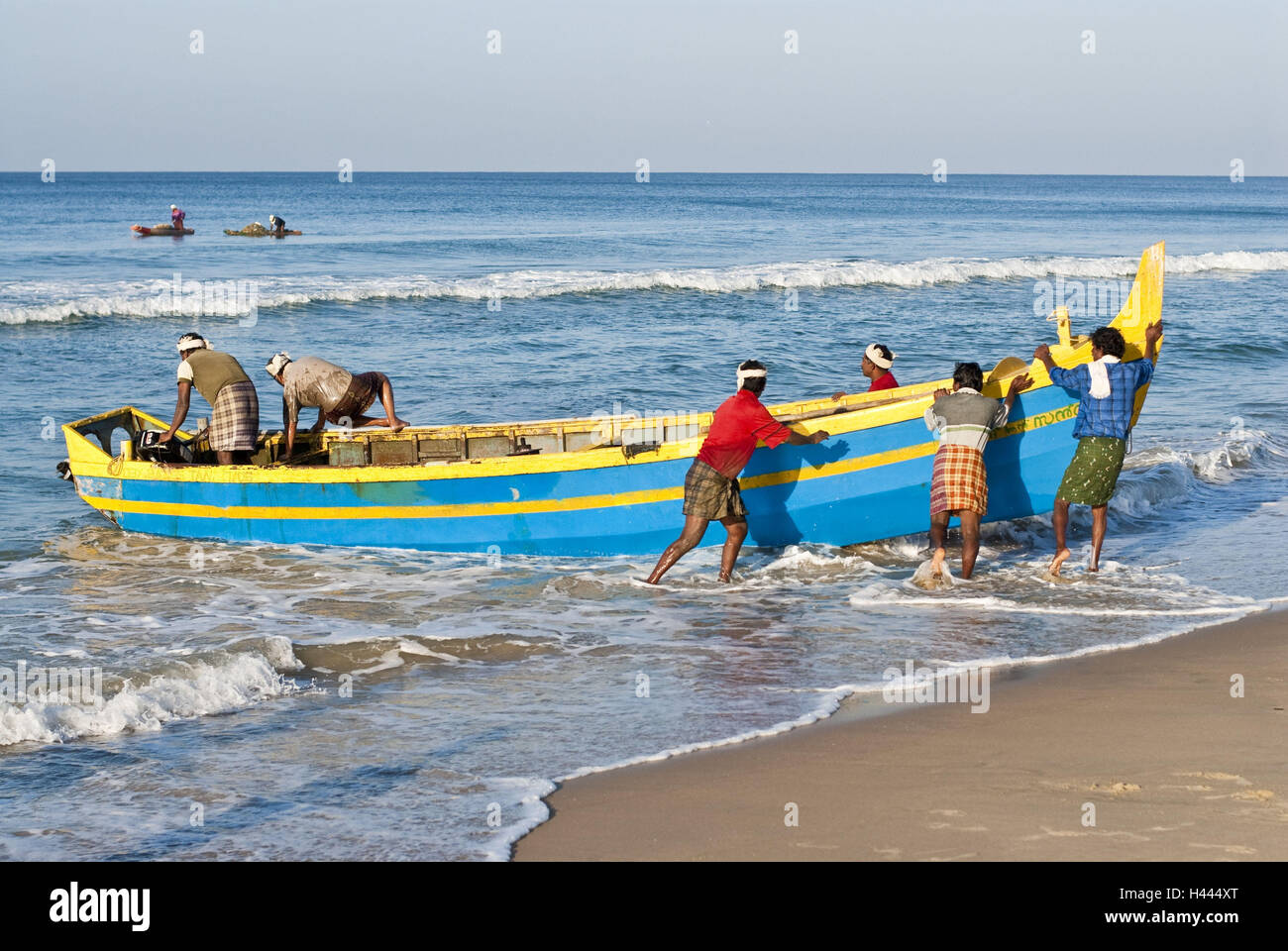 Fischer, boat, sea, beach Stock Photo - Alamy